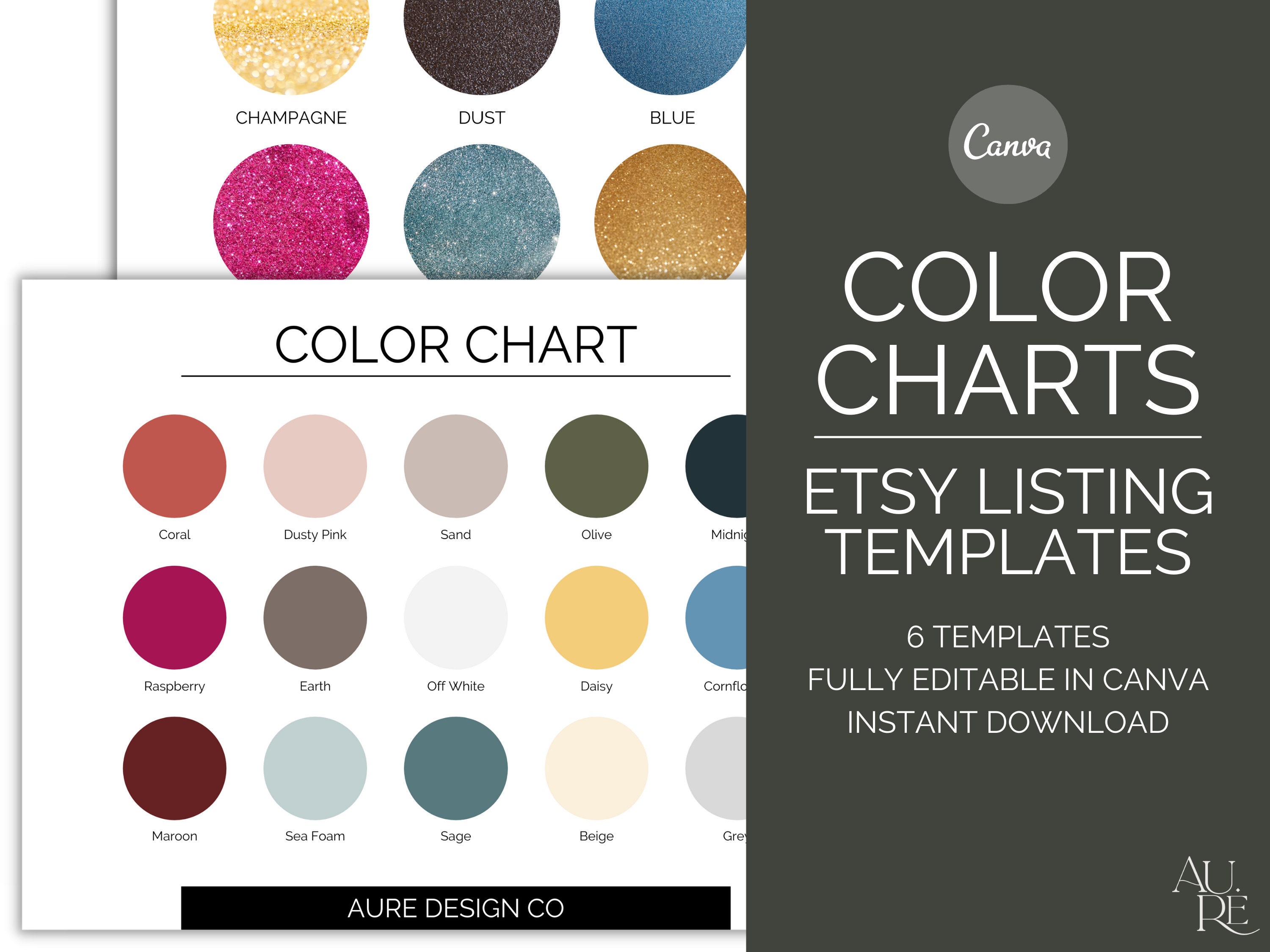 Champagne Color Chart