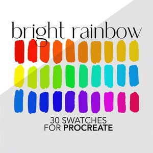Basic Color Palettes for Procreate and Adobe - Essential Swatch Bundle ...