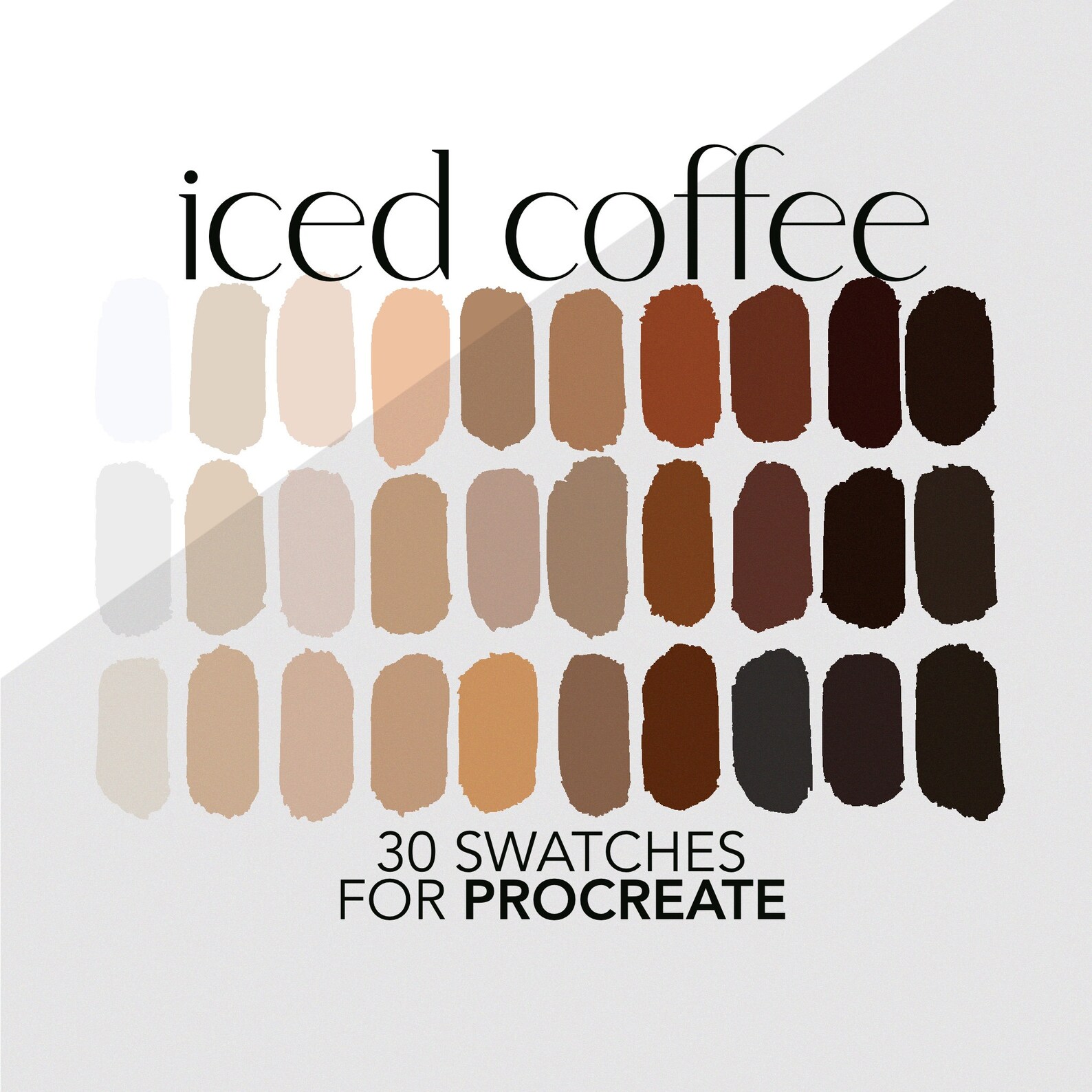 Procreate Palette Iced Coffee Color Scheme for Procreate | Etsy Procreate Palette Iced Coffee Color Scheme for Procreate | Etsy