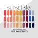 Sky Color Palette Bundle for Procreate and Adobe - Sunset Colors ...