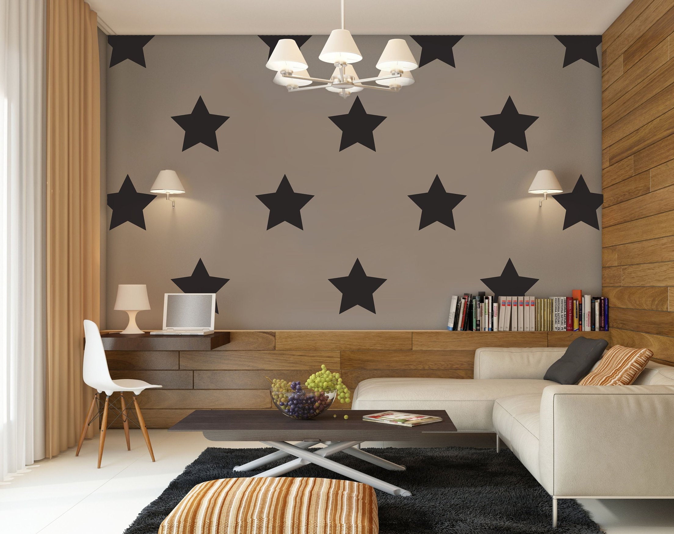 XX-Large Star Stickers 2xSizes avail Wall Art Vinyl Decal Kids Bedroom ...