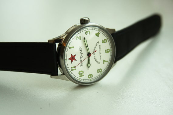 Komandirskie watch, vintage watch, officer watch, mil… - Gem