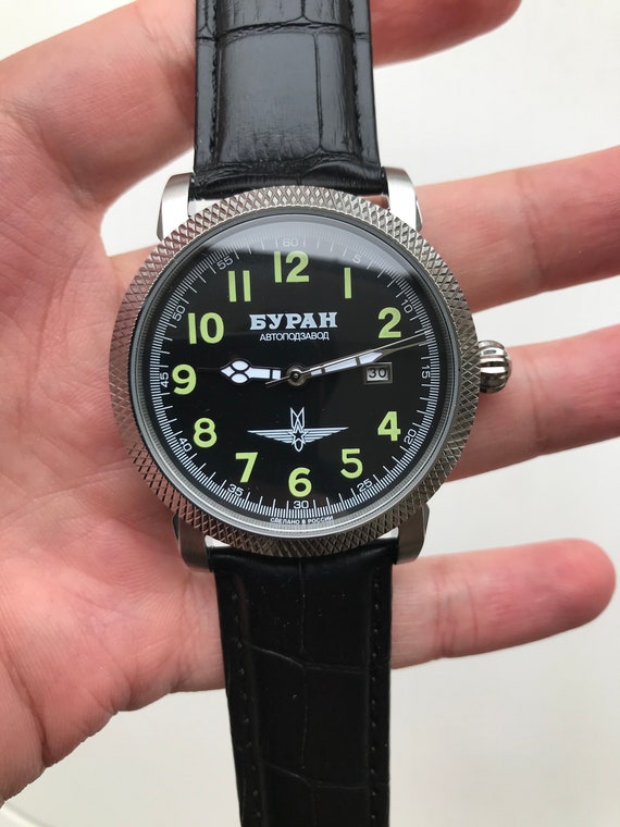 Vintage USSR watch Buran Automatic, Soviet mechanical… - Gem