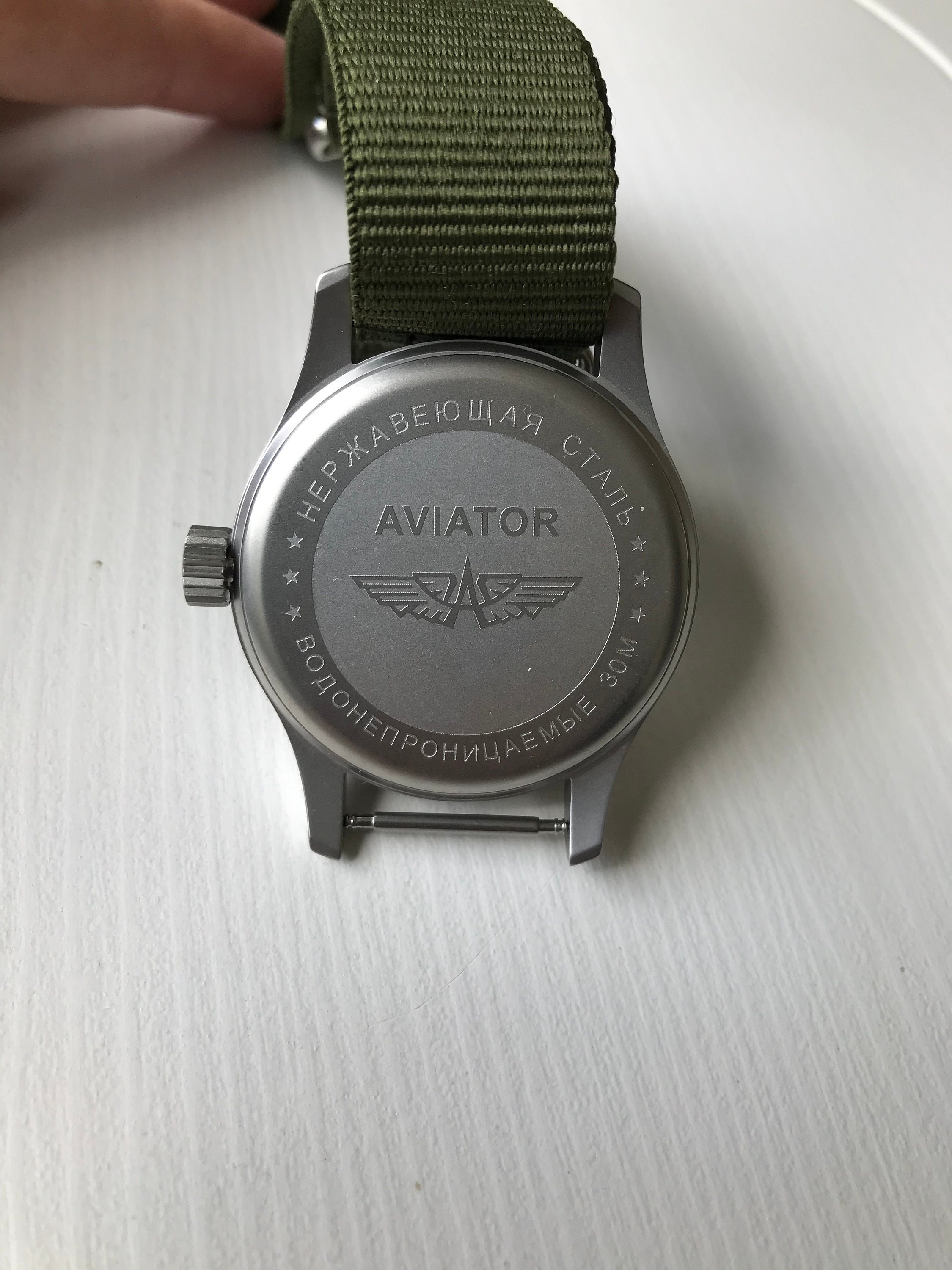 Mens Mechanical Vintage Watch Aviator Vintage Military Mens - Etsy