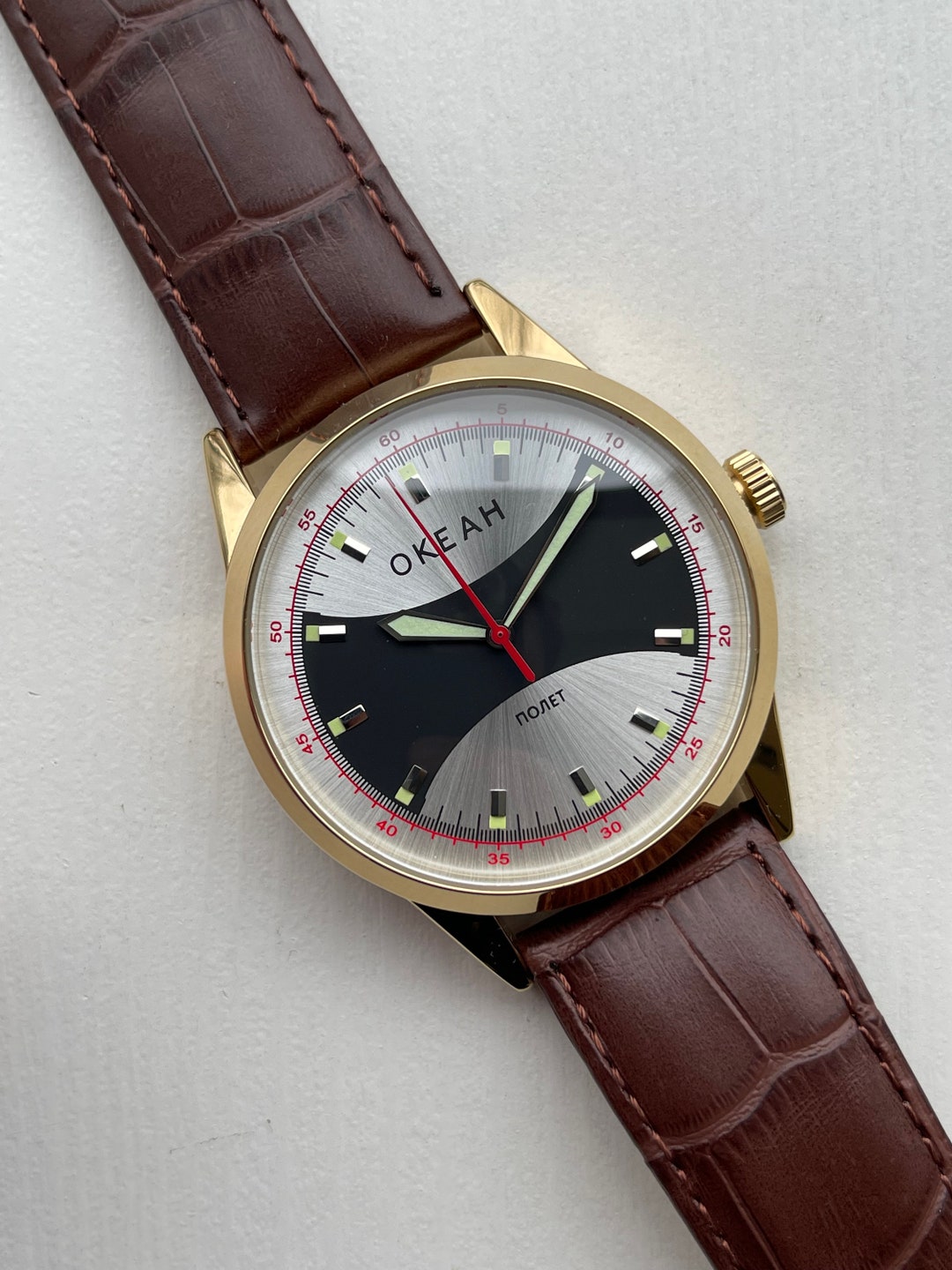 Rare Vintage Poljot OCEAN Watch, Soviet Mechanical Classic Watch, USSR ...