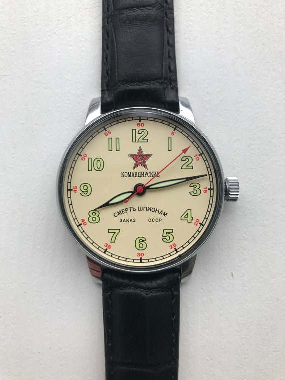 Soviet watch KOMANDIRSKIE, Vintage watch, Raketa wris… - Gem