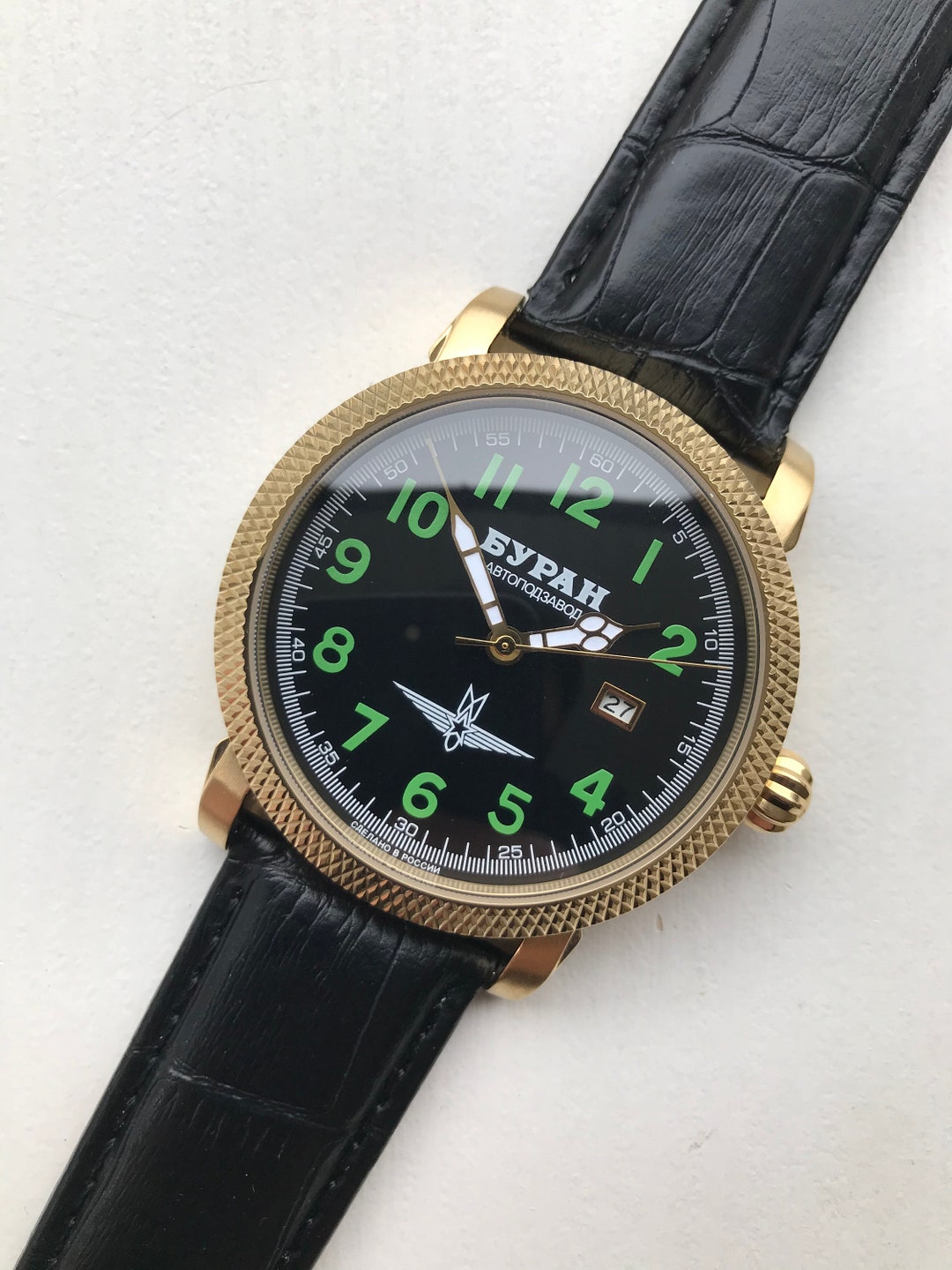 Mens Vintage Buran Automatic Watch Mechanical Soviet Mens - Etsy