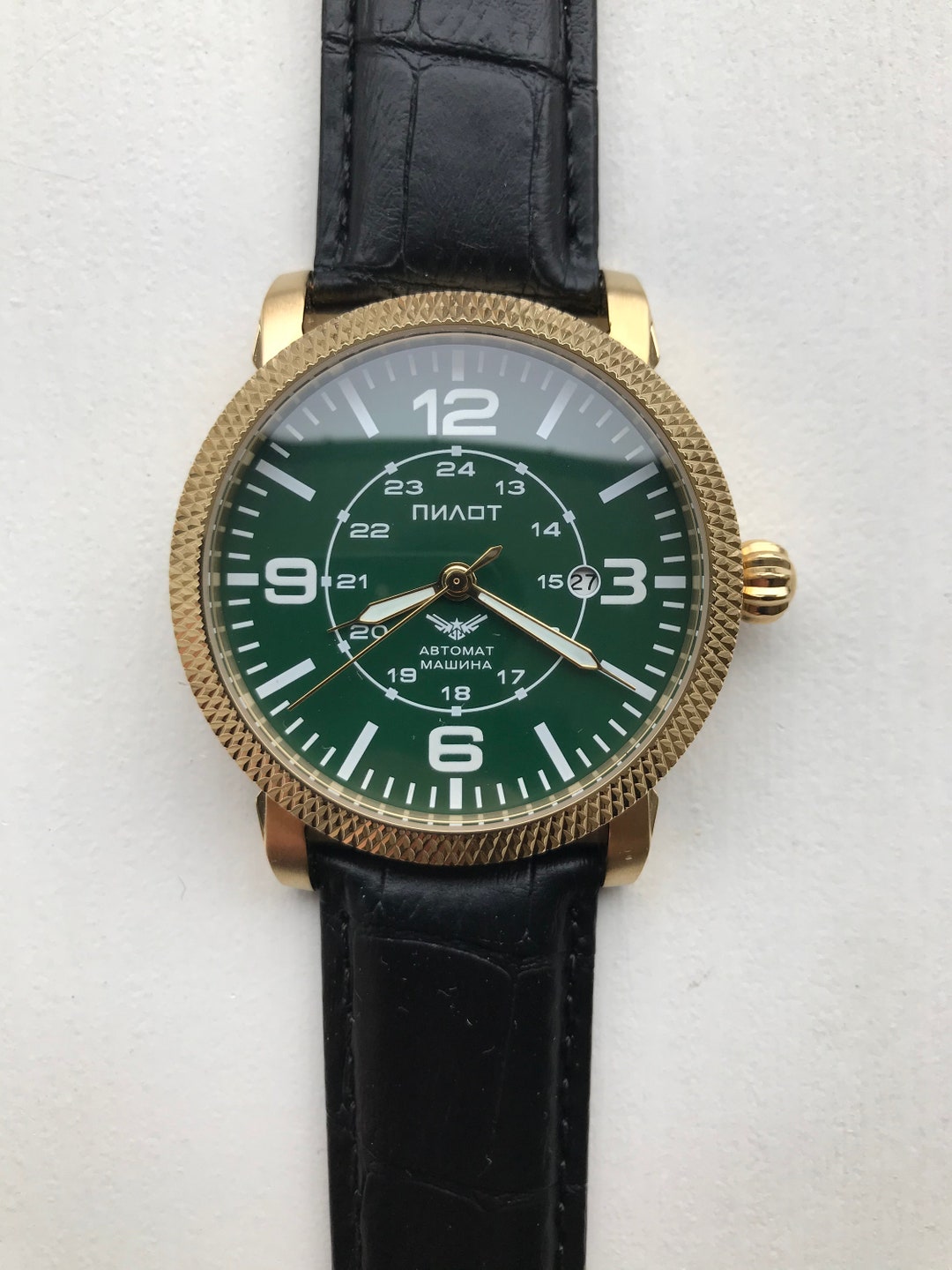 Mechanical Watch, Pilot Watch, Vintage Watch Soviet Watch, USSR ...