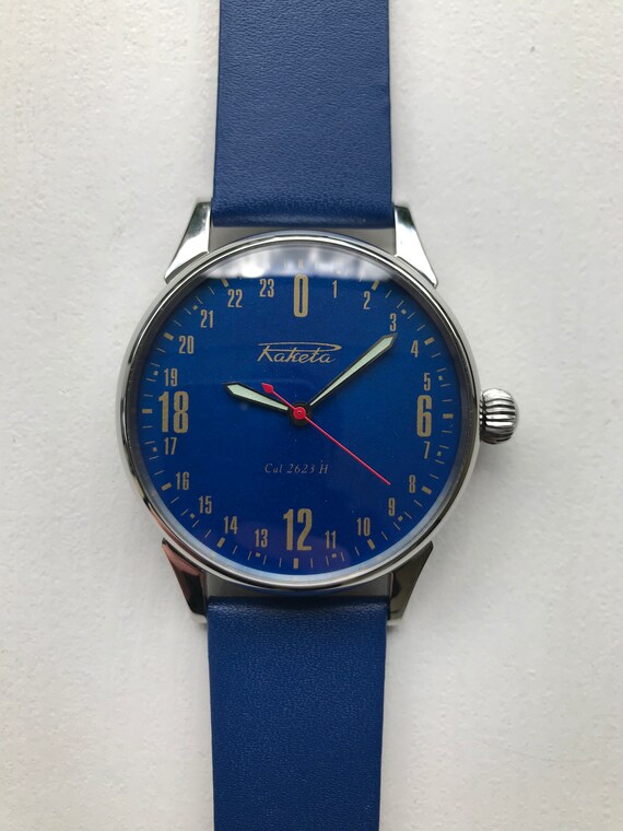 raketa 24 hour watch - Gem