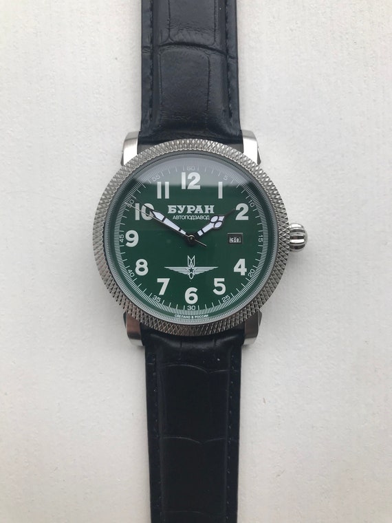 Mens mechanical Buran Automatic watch, Vintage soviet… - Gem