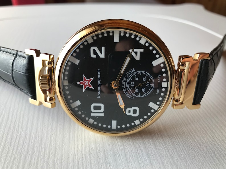 Vintage MOLNIJA Watch Komandirskie Watch USSR Watch Soviet - Etsy
