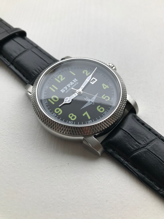 Vintage USSR watch Buran Automatic, Soviet mechanical… - Gem