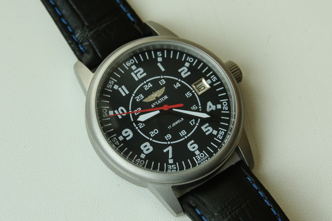 Ultra Rare Vintage Poljot Aviation Watch, Soviet Military Aviation ...