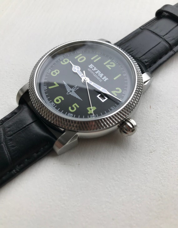 Vintage USSR watch Buran Automatic, Soviet mechanical… - Gem
