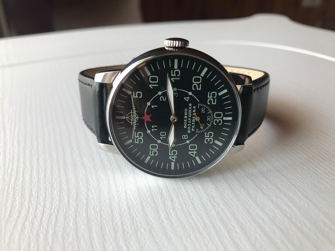 Soviet Watch Aviator, Pobeda Rare Watch, Mechanical Watch, Vintage ...