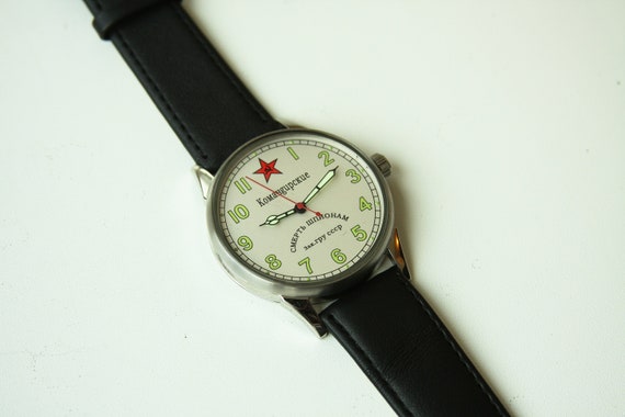 Komandirskie watch, vintage watch, officer watch, mil… - Gem