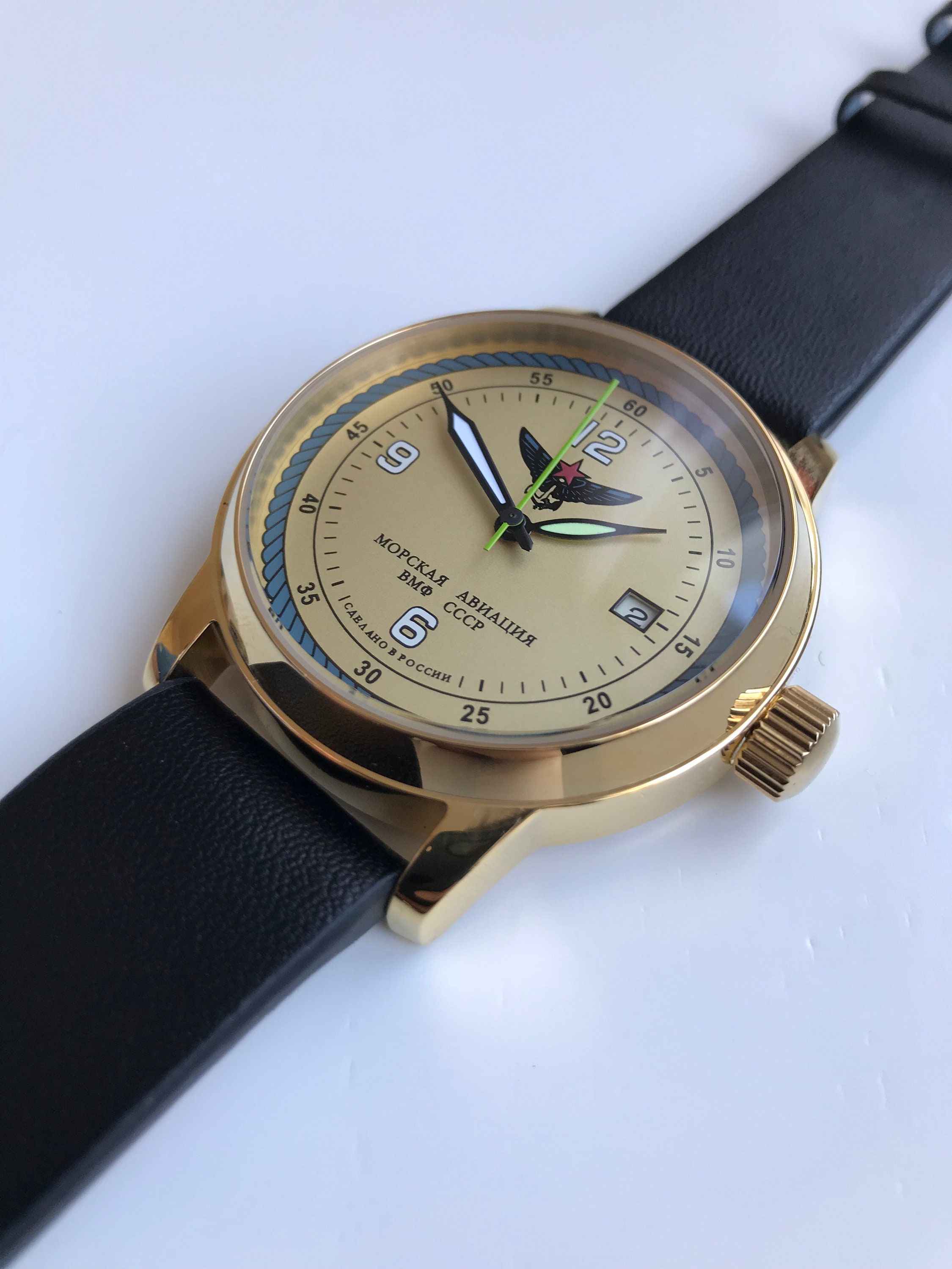 Rare Poljot Aviator Wrist Watch Soviet NAVY Watch Vintage - Etsy