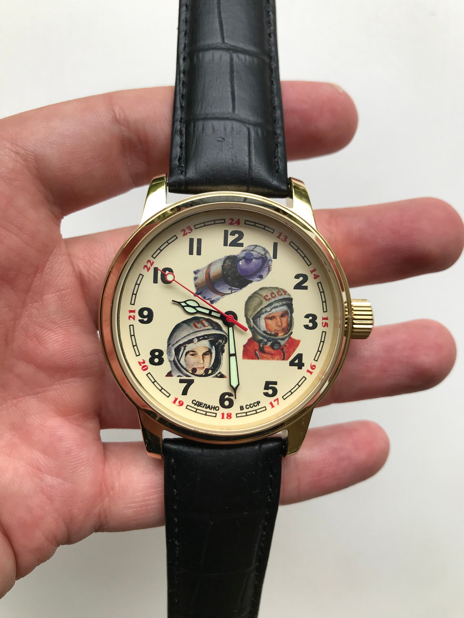 Rare Wrist Watch RAKETA Cosmonauts Vintage Mechanical Watch - Etsy