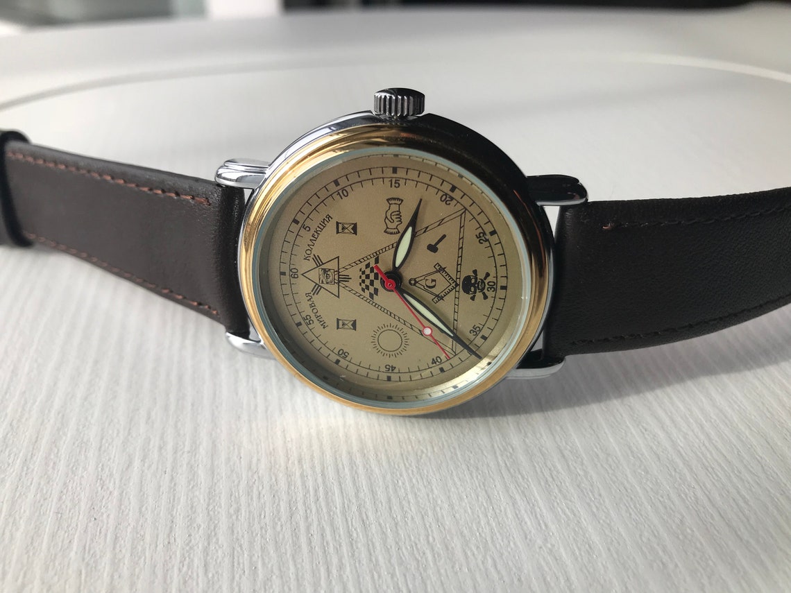 Masonic Watch Raketa Watch USSR Watch Russian Watch | Etsy