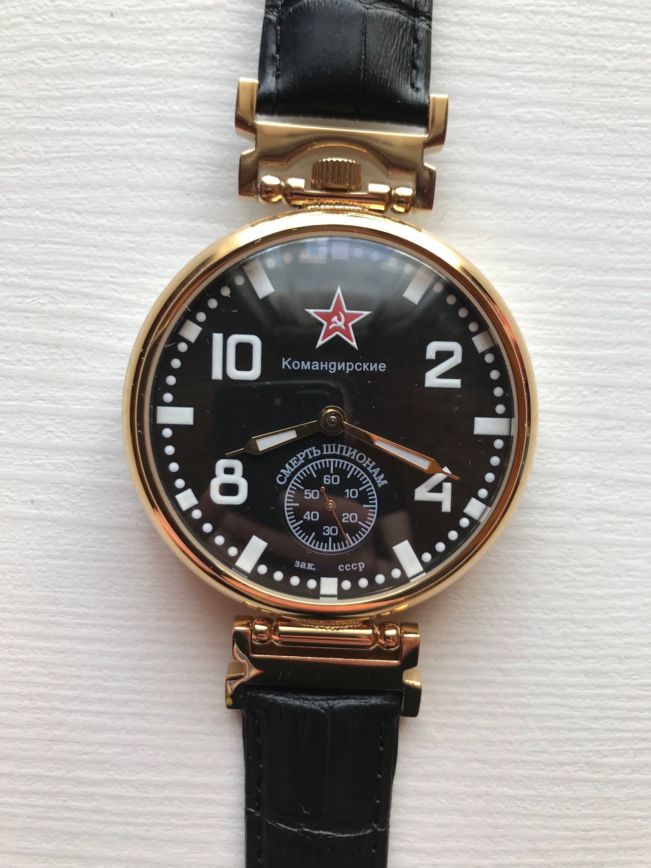 Vintage MOLNIJA Watch Komandirskie Watch USSR Watch Soviet - Etsy