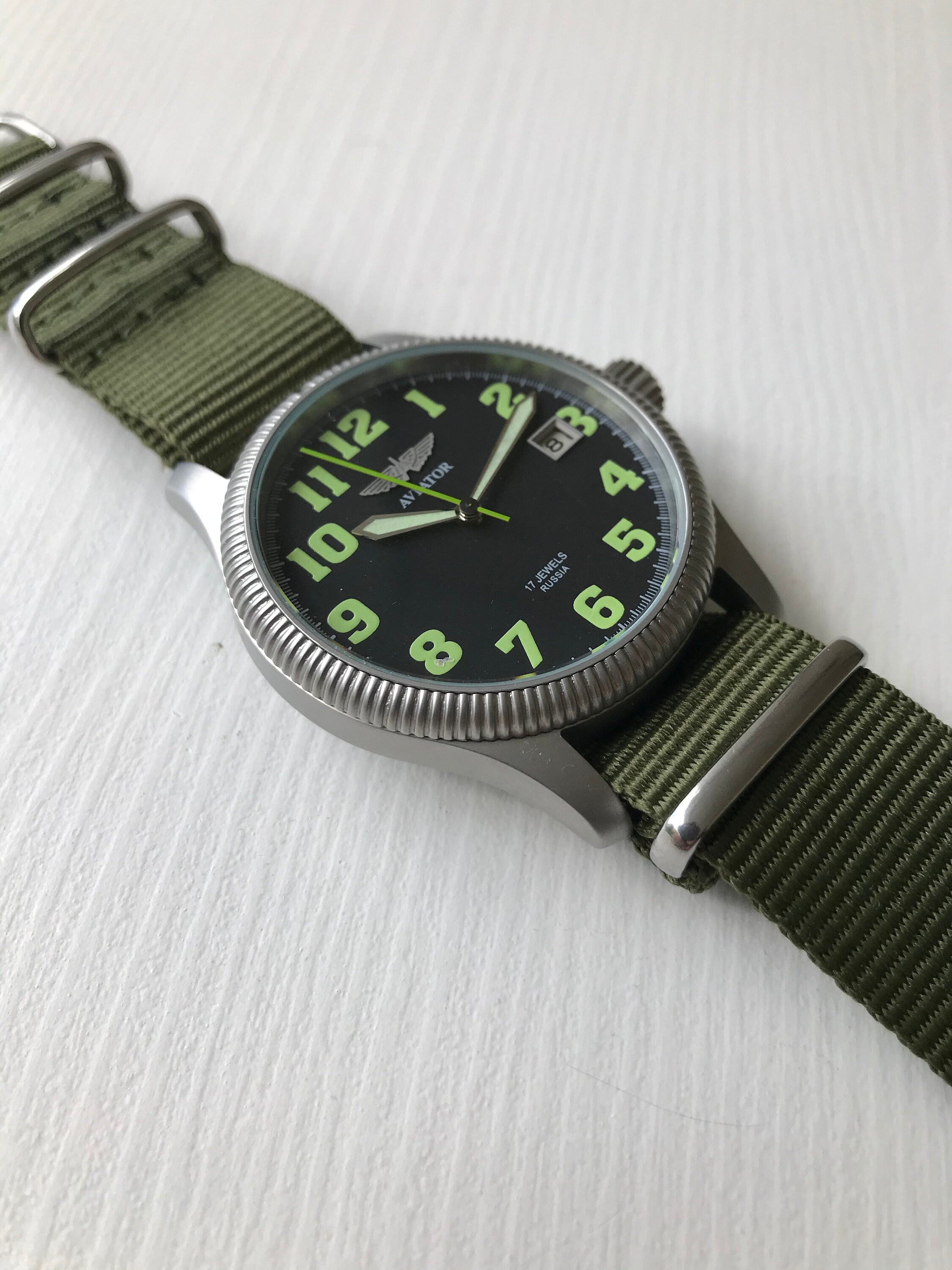 Mens Mechanical Vintage Watch Aviator Vintage Military Mens | Etsy