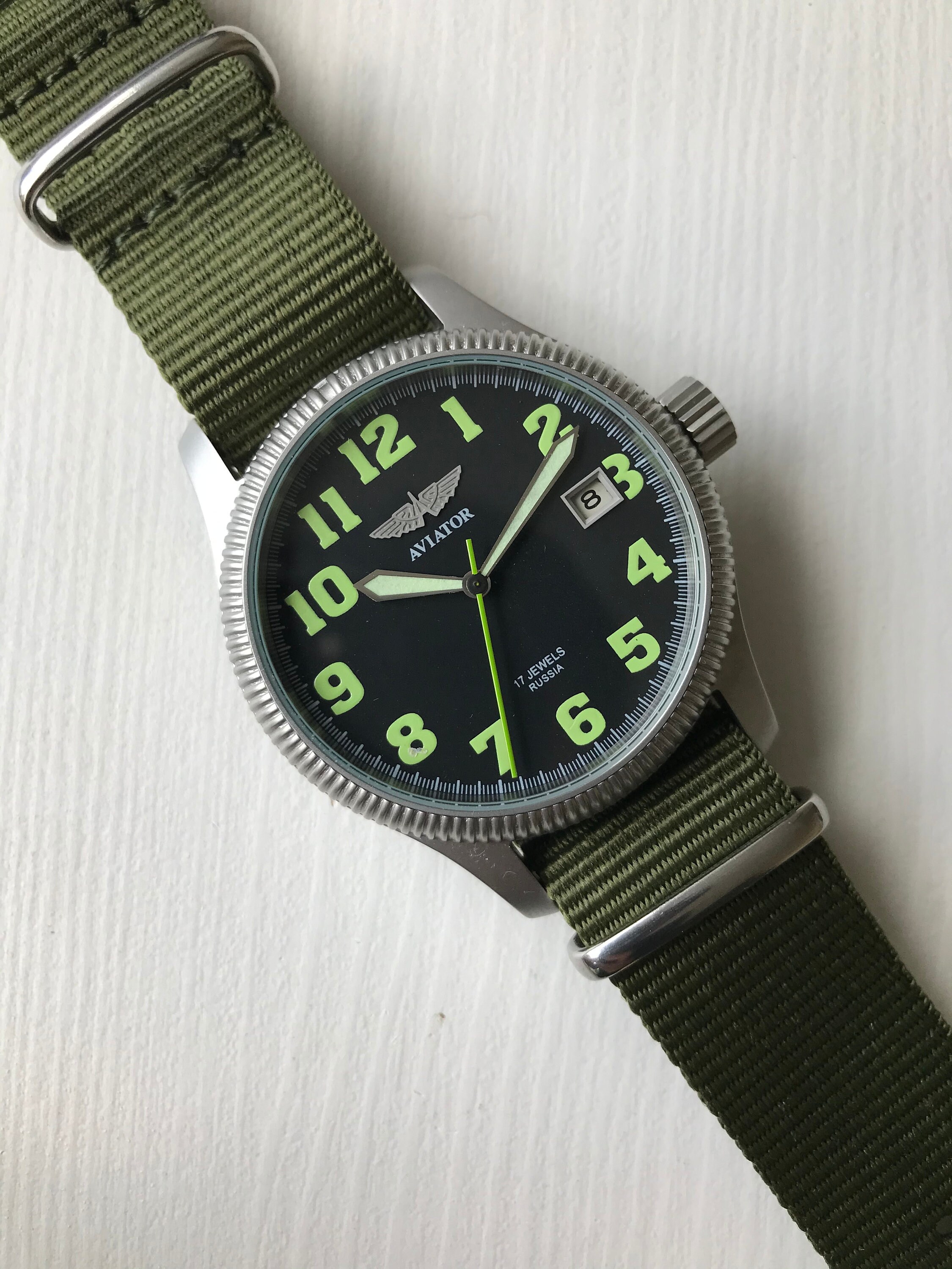 Mens Mechanical Vintage Watch Aviator Vintage Military Mens | Etsy