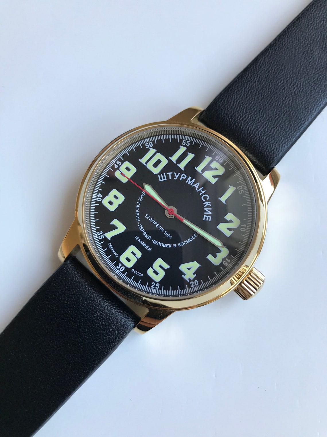 Raketa Watch Sturmanskie Watch GAGARIN Watch Russian | Etsy