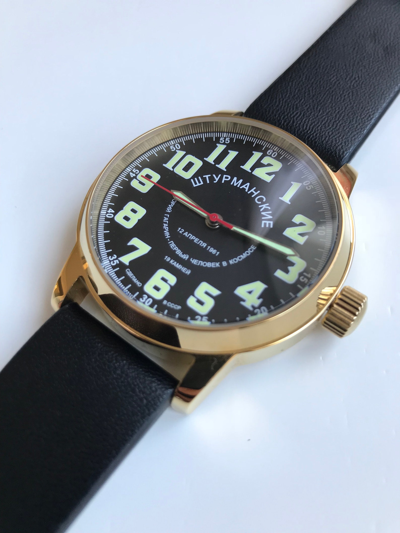 Raketa Watch Sturmanskie Watch GAGARIN Watch Russian | Etsy