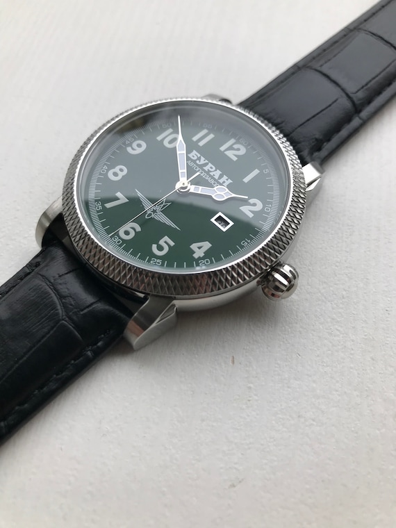 Mens mechanical Buran Automatic watch, Vintage soviet… - Gem