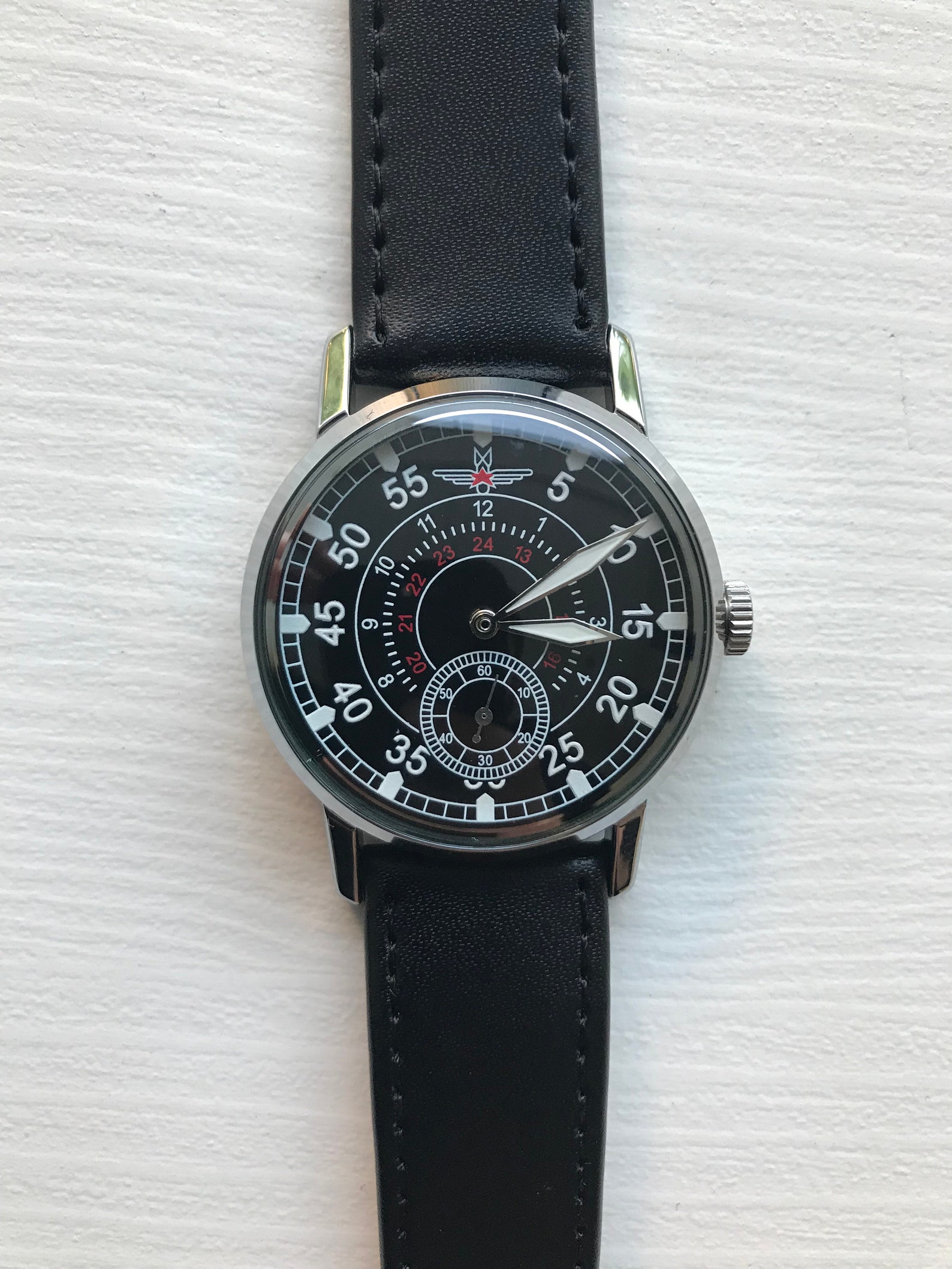 Pobeda Watch Aviator Watch Military Watch Vintage Watch | Etsy