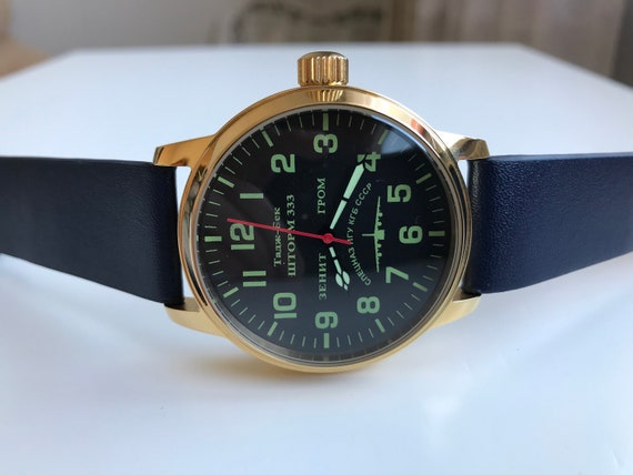 RARE Raketa Vintage watch, Soviet military watch, Taj… - Gem