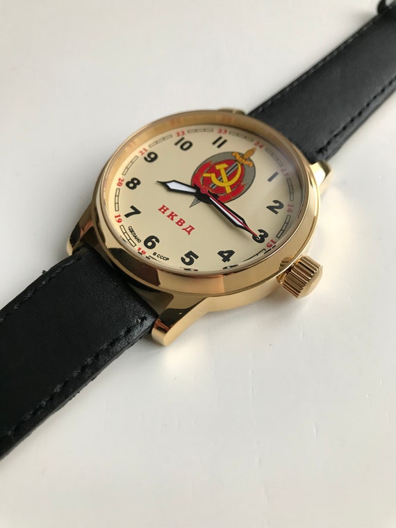 Rare Soviet mechanical wrist RAKETA officer watch, US… - Gem