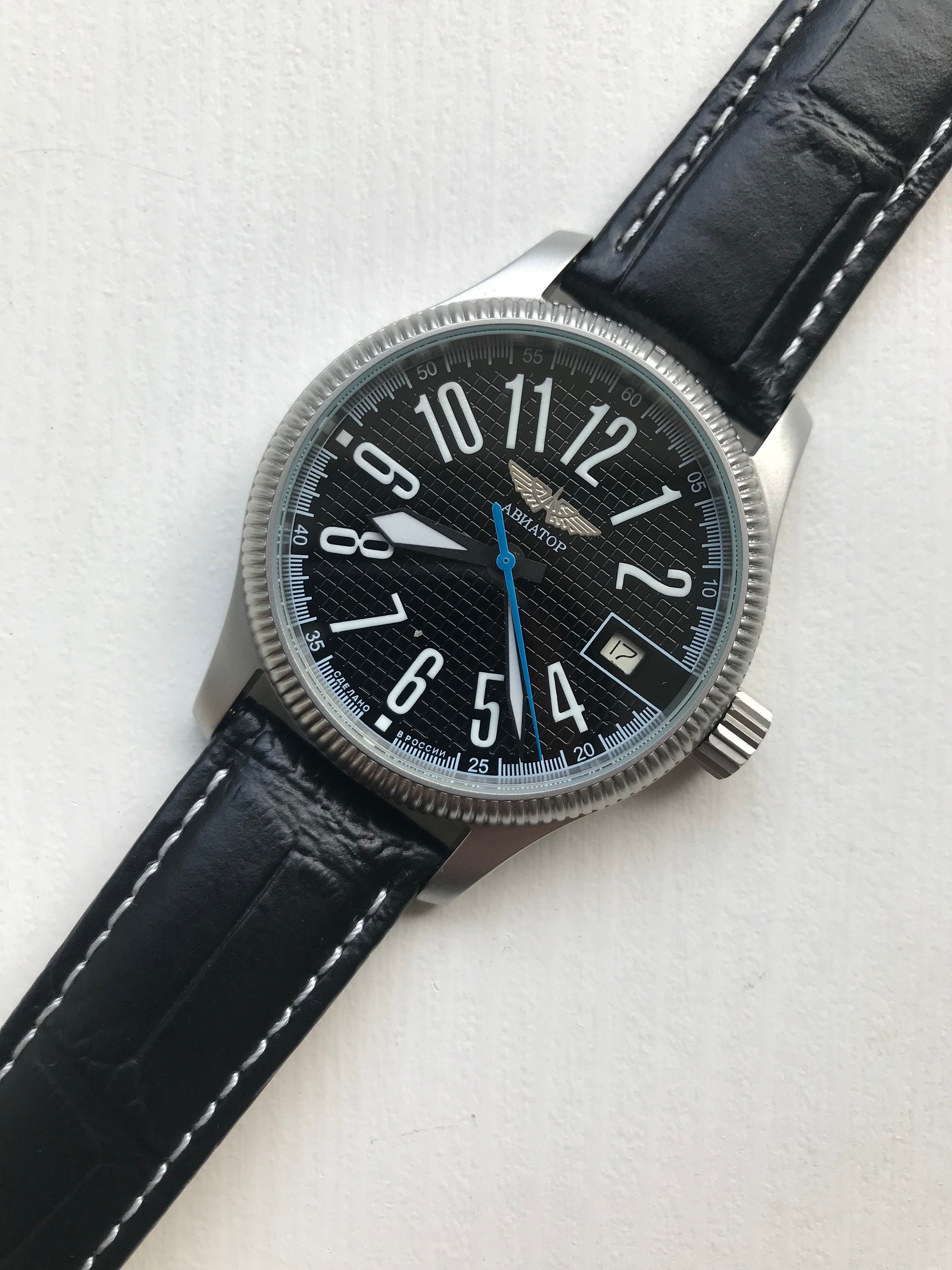 POLJOT AVIATOR Wrist Watch Soviet Mens Watch Vintage | Etsy