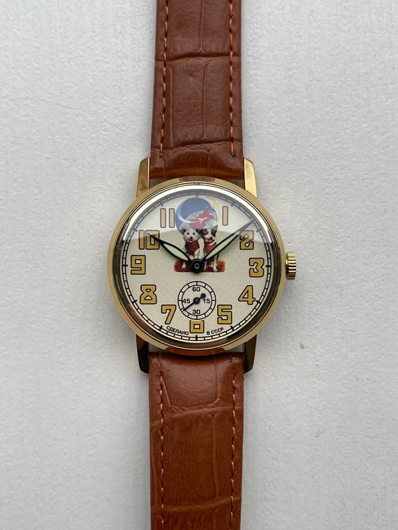 Belka Strelka, mens watches, pobeda watch, gift for h… - Gem