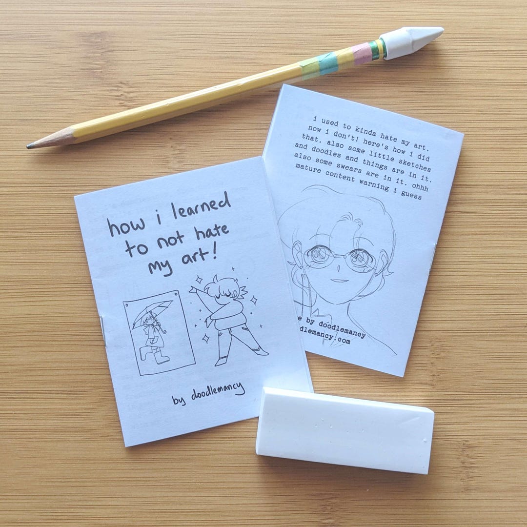 How I Learned Not to Hate My Art (mini-zine) - Etsy