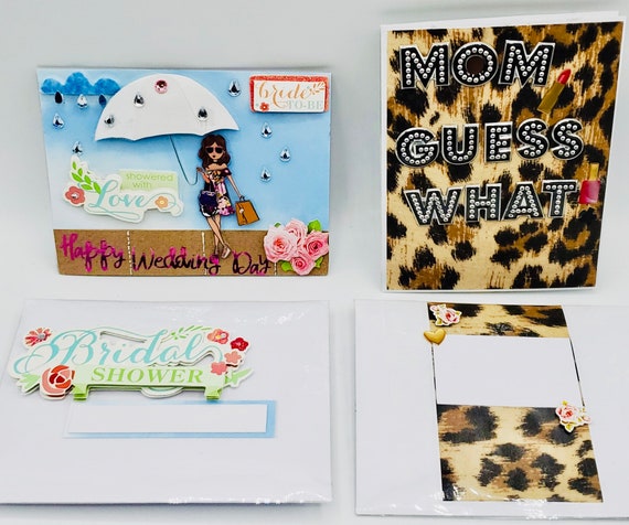 Bride-To-Be Happy Wedding Day Bridal Shower Greeting Card/Mom | Etsy