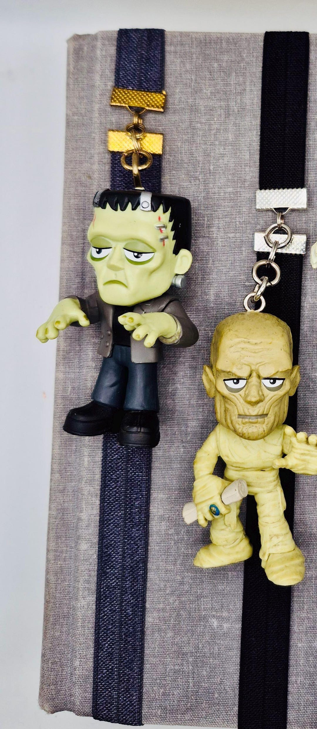 Frankenstein and the Mummy Original Wraparound Ribbon Bookmarks Horror ...