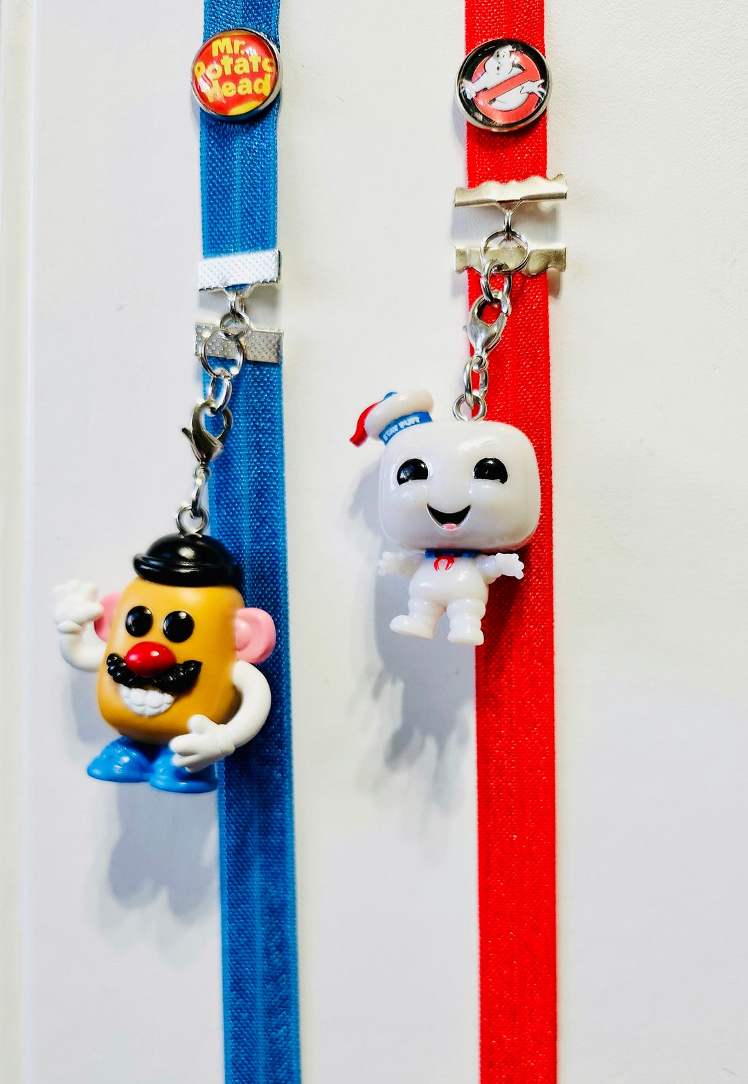 Character Ribbon Wraparound Bookmarks: Potato in Black Derby Hat and ...