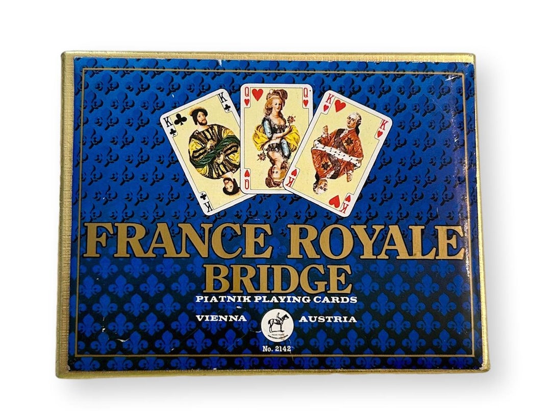 France Royale Bridge Playing Cards, No.2142, Piatnik 1975, Austria ...