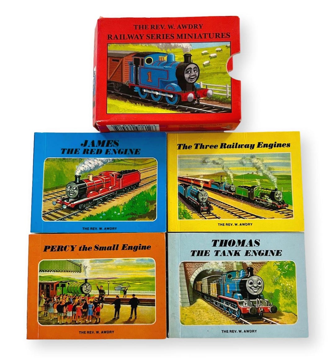 Thomas the Tank Engine Miniature Book Set: Railway Series No. 1 (1990 ...