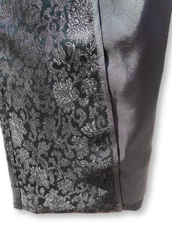 1960s Brocade Silk Jacket: Custom Made Mandarin Colla… - Gem