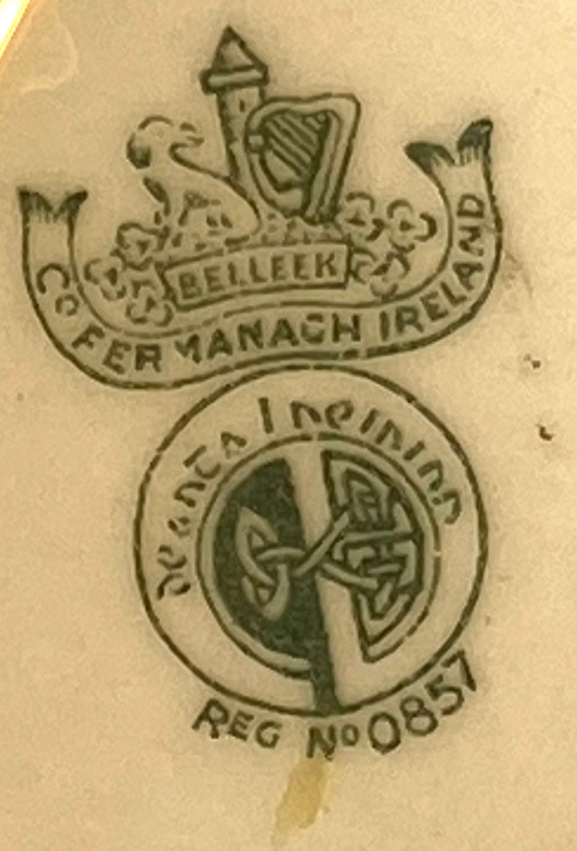 Belleek Ireland Porcelain Heart Shaped Scalloped Bowl/dish, Set of 2 ...