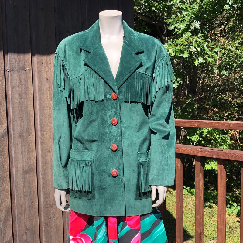 Suede Fringe Jacket - Etsy