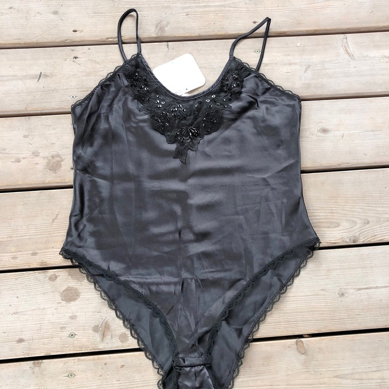 Black Lace Teddies - Etsy