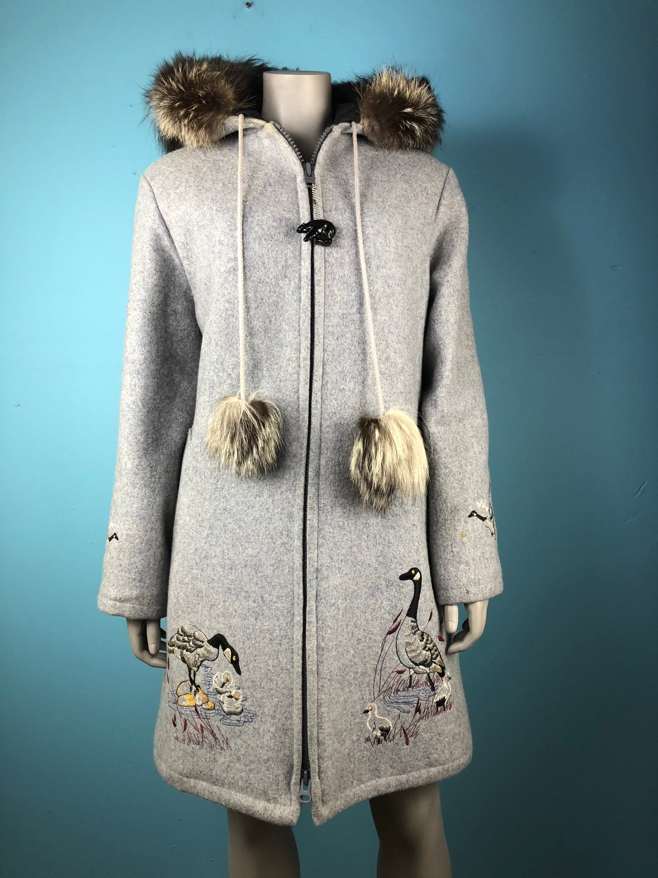 Vintage 60's Wool Parka Inuit Eskimo Made By Grenfell, 48% OFF