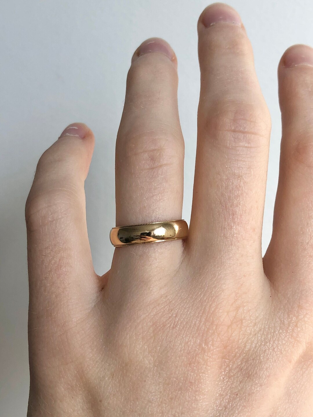 Vintage 10k Siffari Gold Band Ring Size 5 1/2 / Vintage 10k Gold Band ...