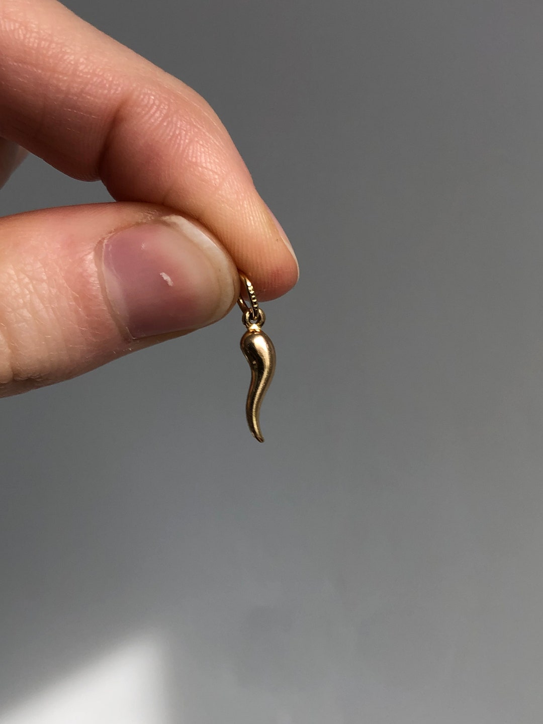 Vintage 10k Cornicello Charm / Lucky Horn Charm / Mini Lucky Horn ...