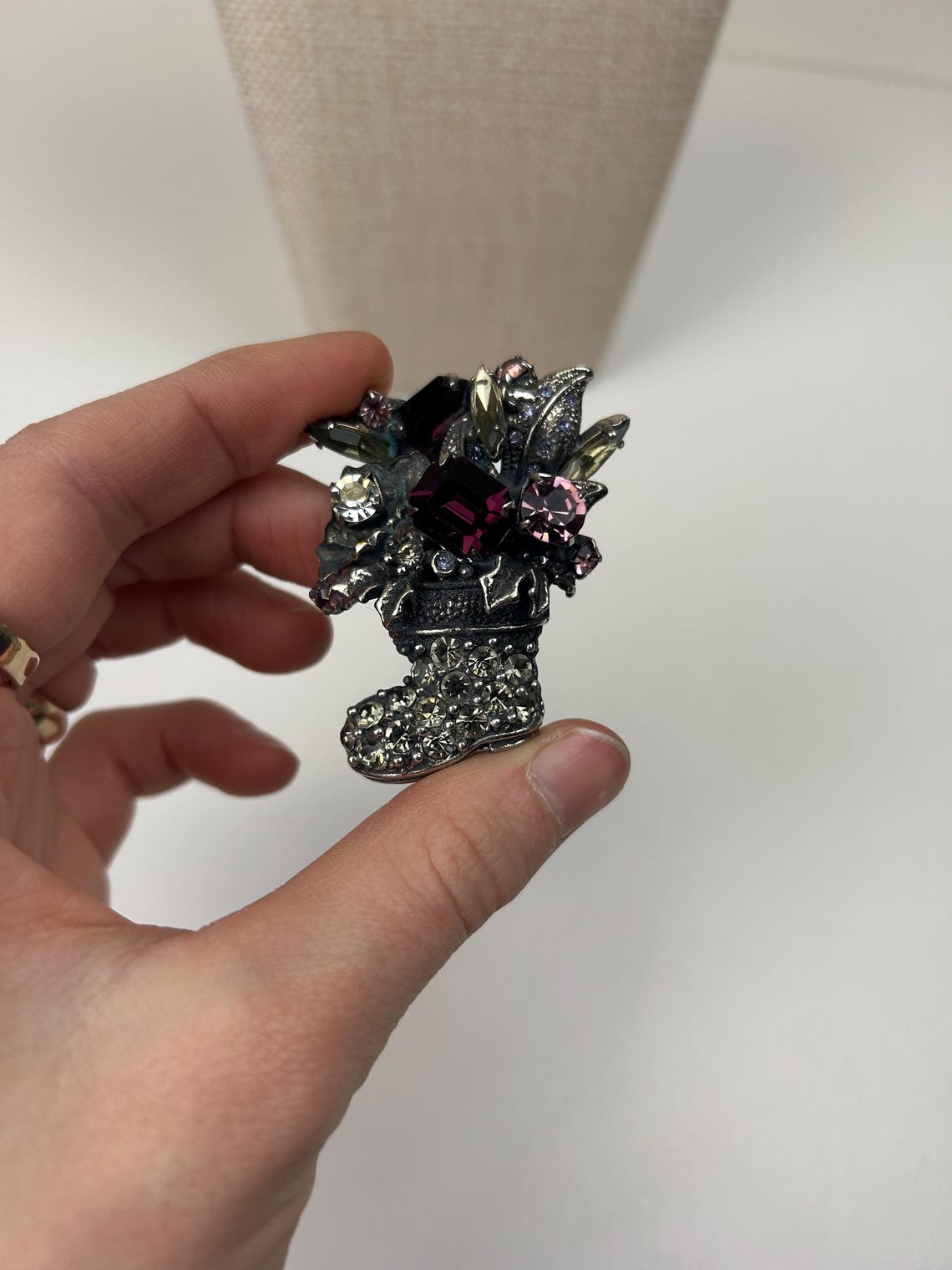 Vintage Danny Pollak Boot Brooch / Garden Boot / Unique Brooch ...