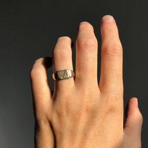 Antique 10k Gold Signet RGJ Signet Size 5.5 / R Initial / Vintage ...