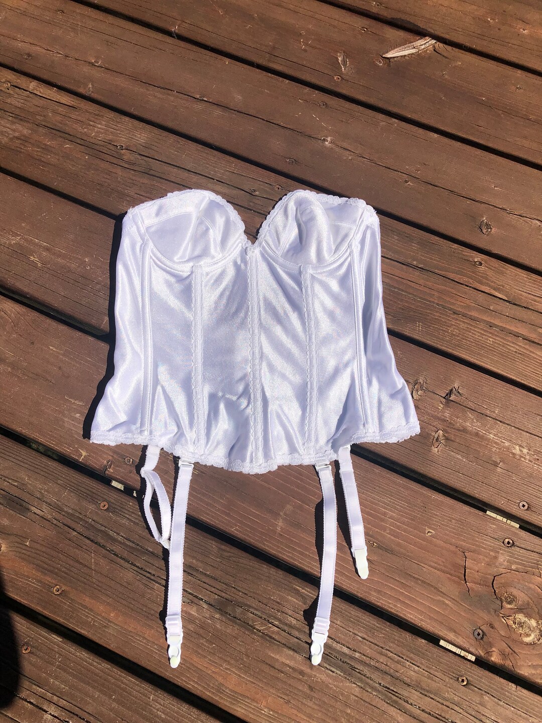 Vintage Bustier Corset 32-34A / Garter / Vintage Lingerie / Vintage ...